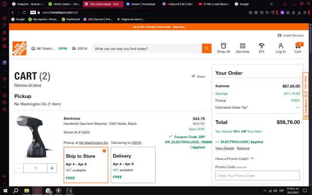 Home Depot Promo Codes (2 Verified) - 20% Off Apr 2025