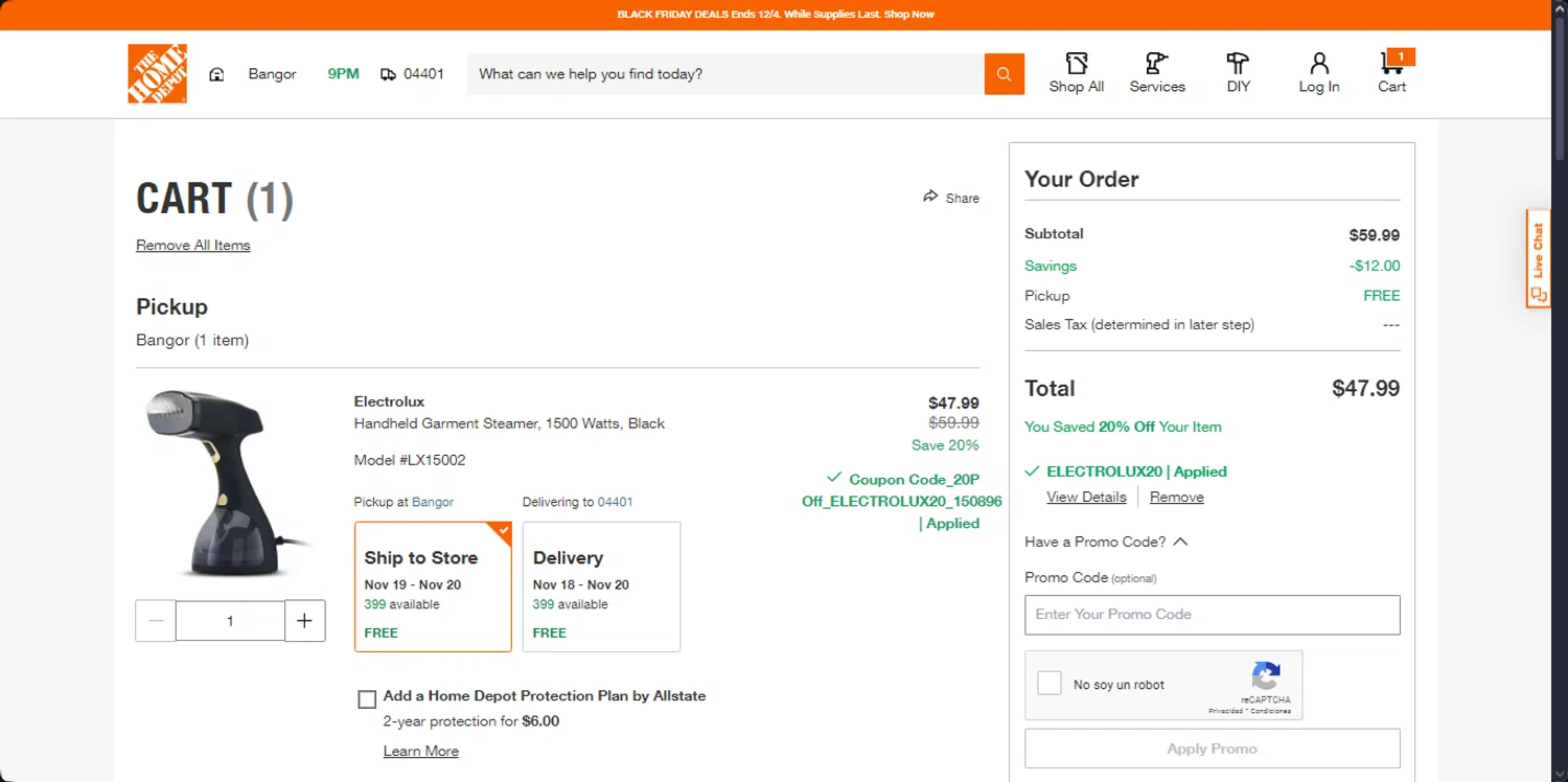 Home Depot Promo Codes & Black Friday 2024 Deals - 10% Off