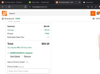 Home Depot Promo Codes (2 Verified) - 20% Off May 2025