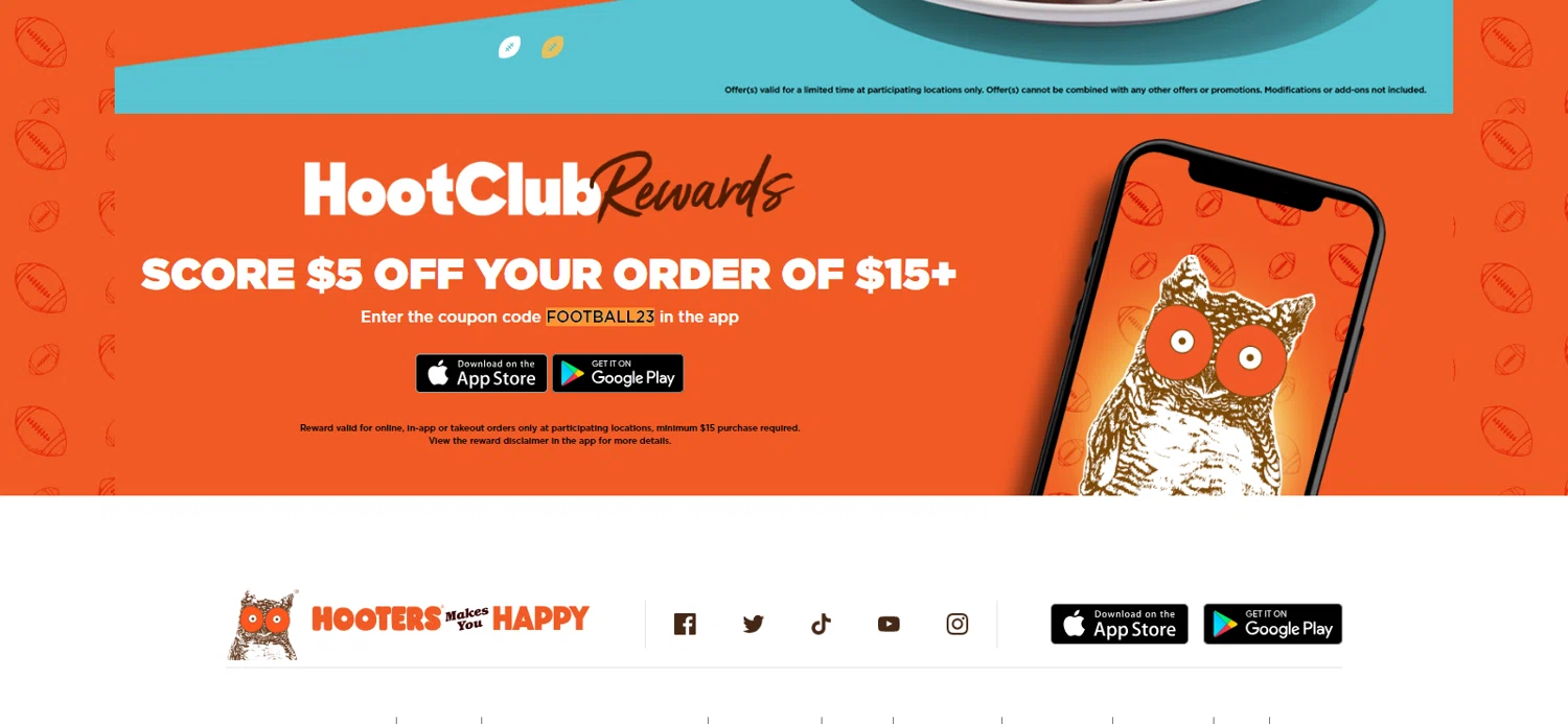Hooters Promo Codes – 20% Off | August 2024