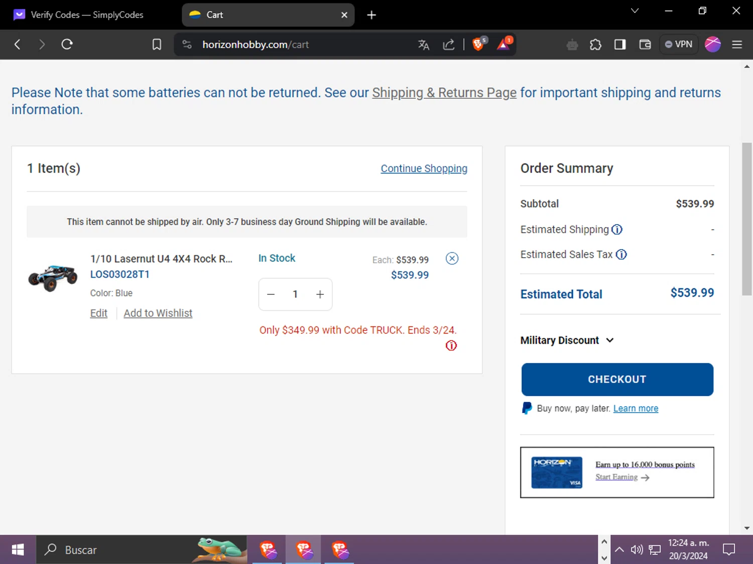 Horizon Hobby Coupon Codes - $10 Off | October 2024