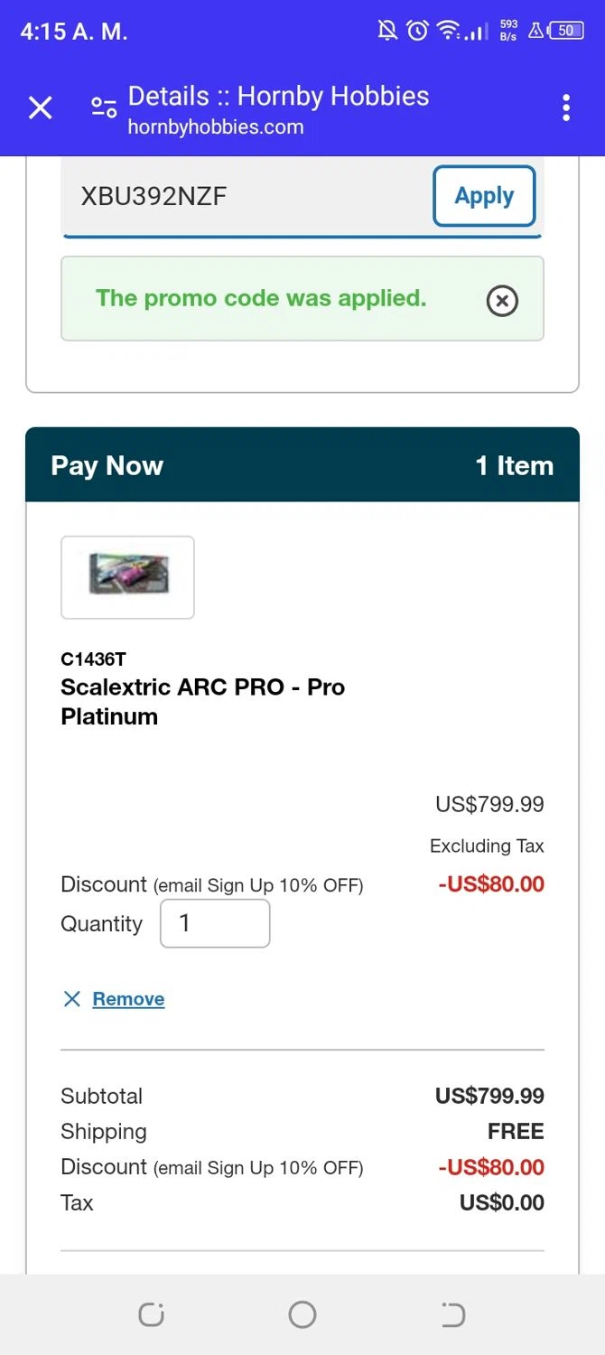 Hornby Hobbies Promo Codes - 10% Off | September 2024