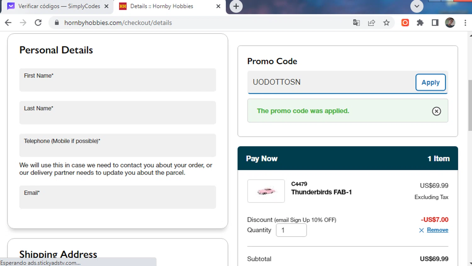 Hornby Hobbies Promo Codes - 10% Off | January 2025