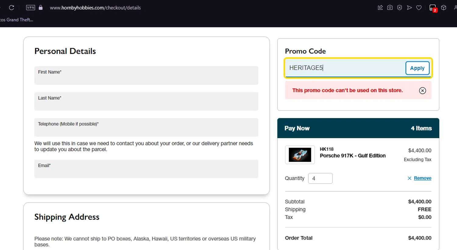 Hornby Hobbies Promo Codes - 10% Off | January 2025