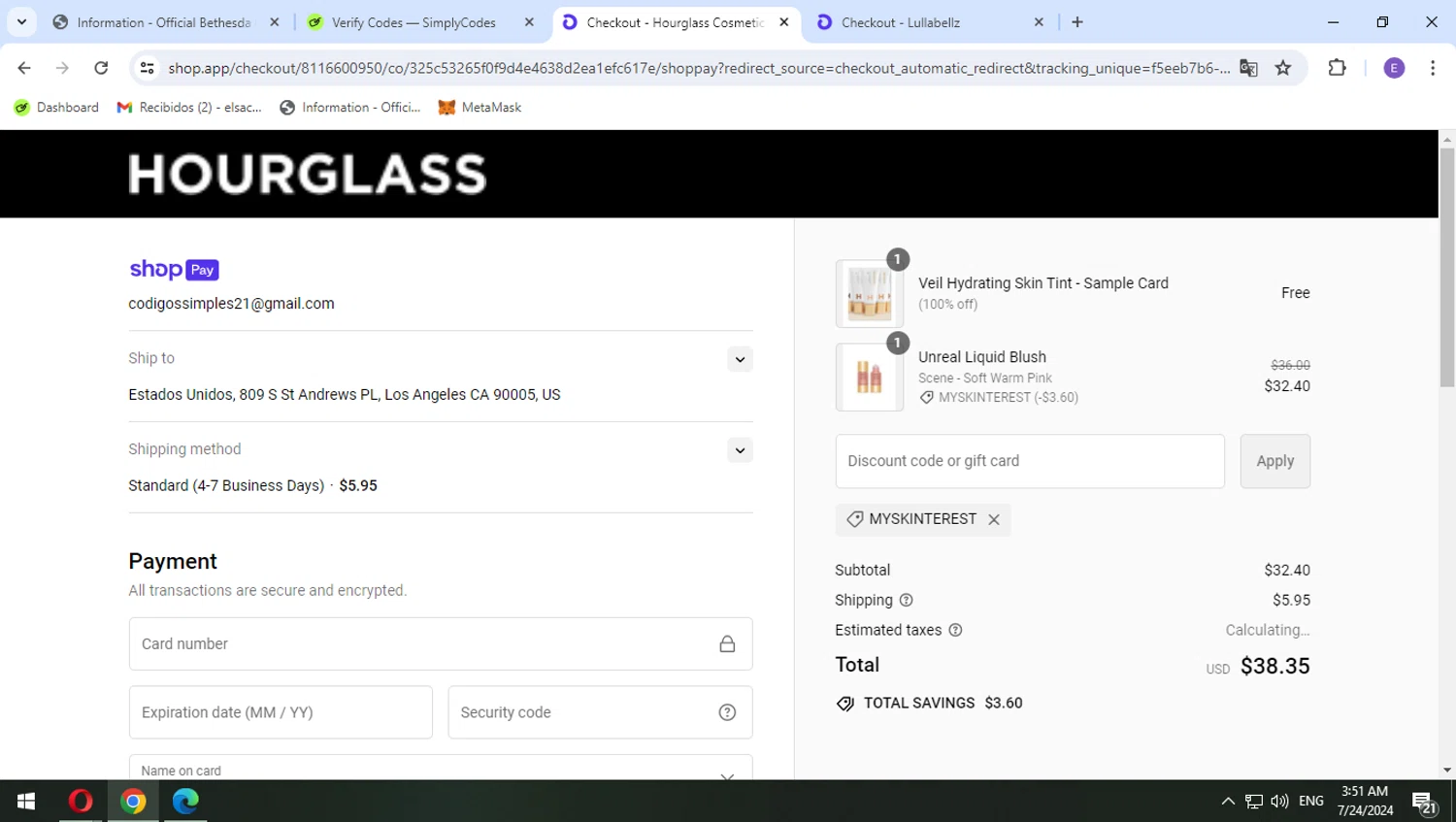 Hourglass Coupon Codes - 10% Off | September 2024