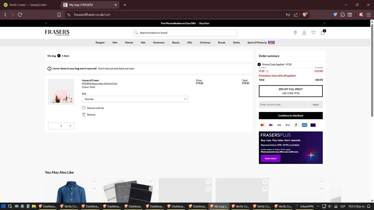 House of Fraser Promo Codes - 30% Off Coupons Jan 2026