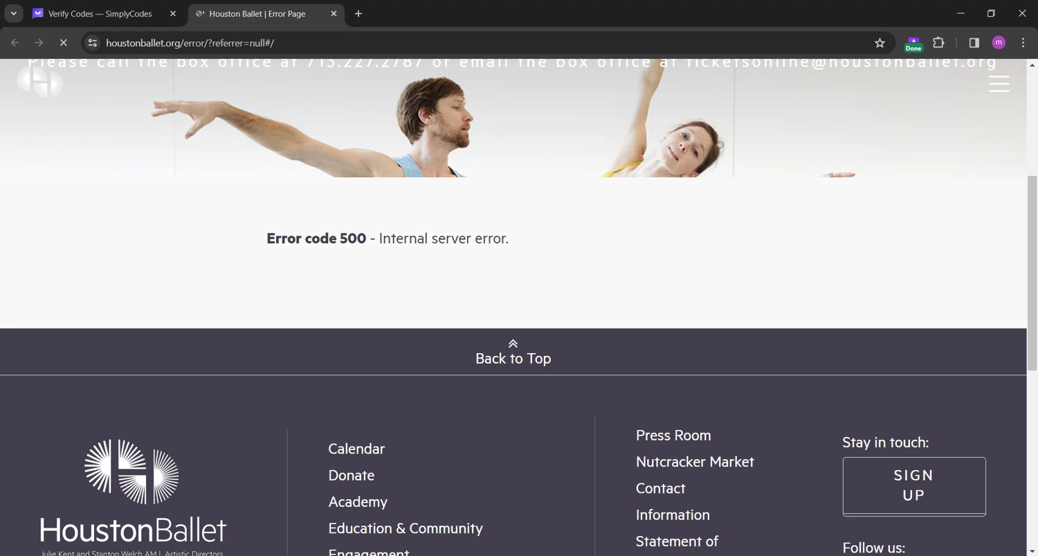 Houston Ballet Promo Codes - 10% Off | January 2025