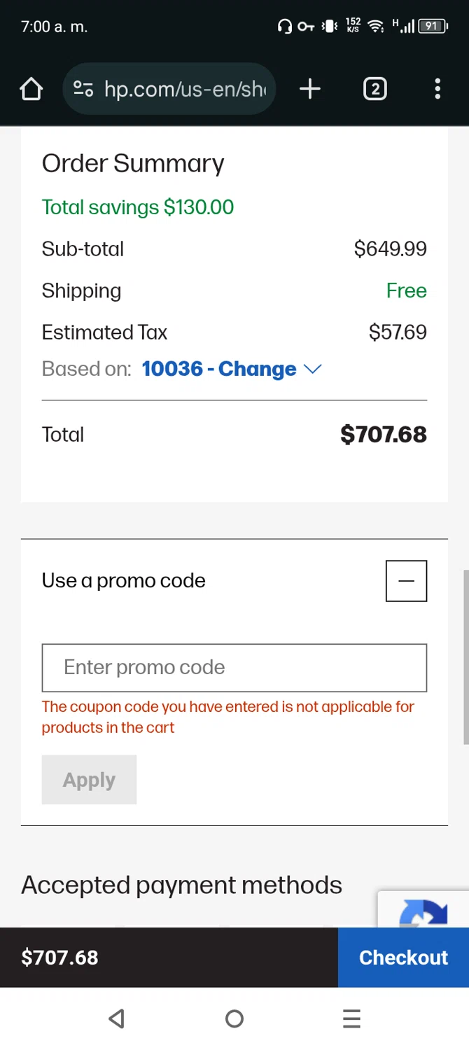 HP Coupon Codes (6 Verified) - 25% Off + Free Ship May 2025