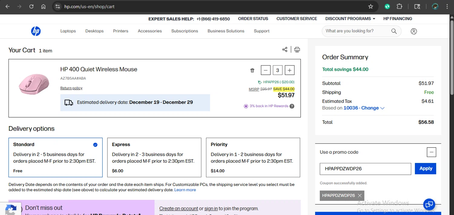 HP Promo Codes - 5% Off Sitewide (4 Verified) Dec 2025