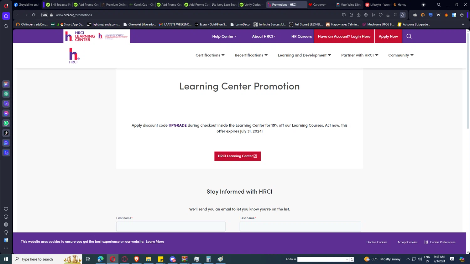 HRCI Promo Codes – 15% Off | August 2024