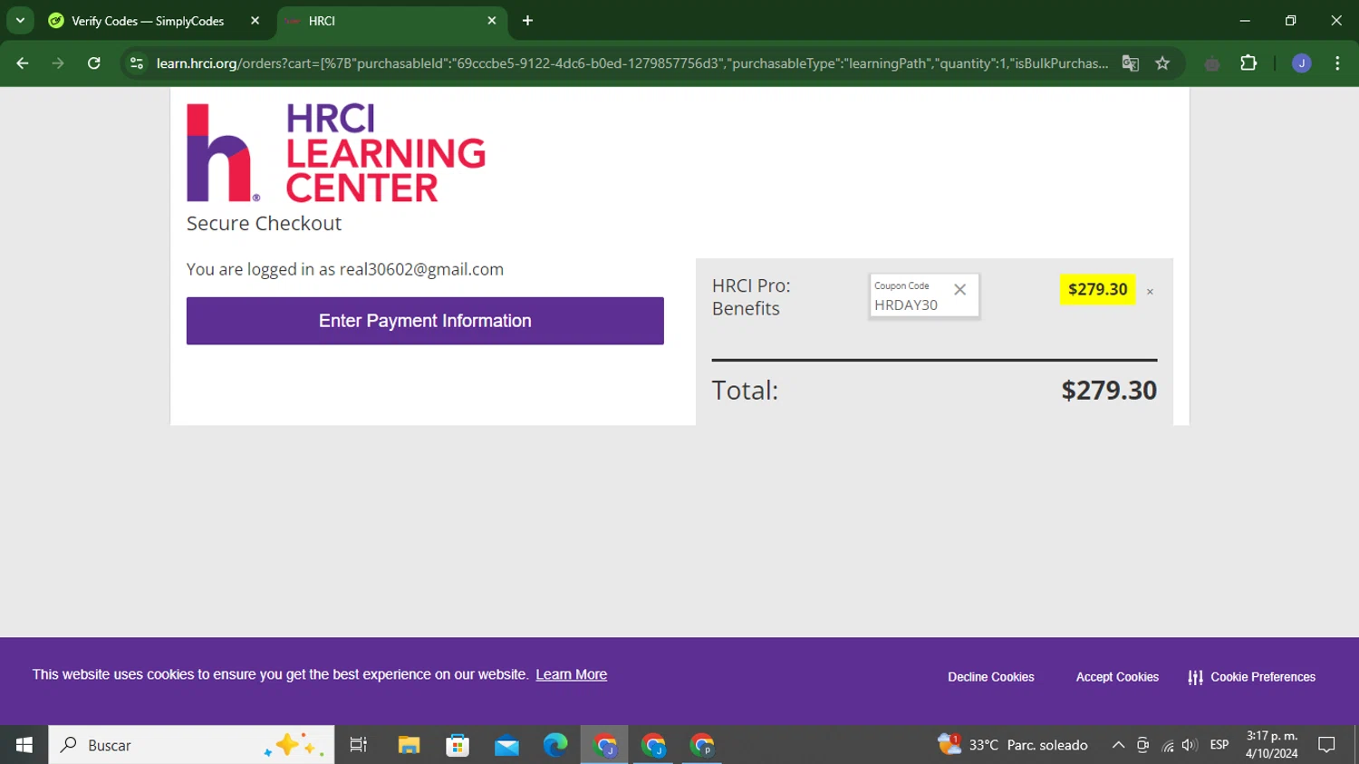 HRCI Promo Codes - 30% Off | October 2024