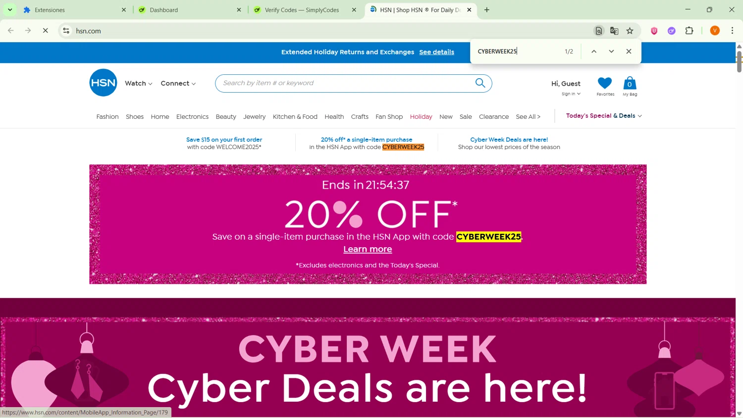 HSN Promo Codes - $15 Off Sitewide (4 Verified) Dec 2025