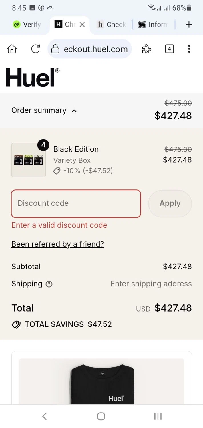 Huel Promo Codes - 10% Off Coupons Sep 2025