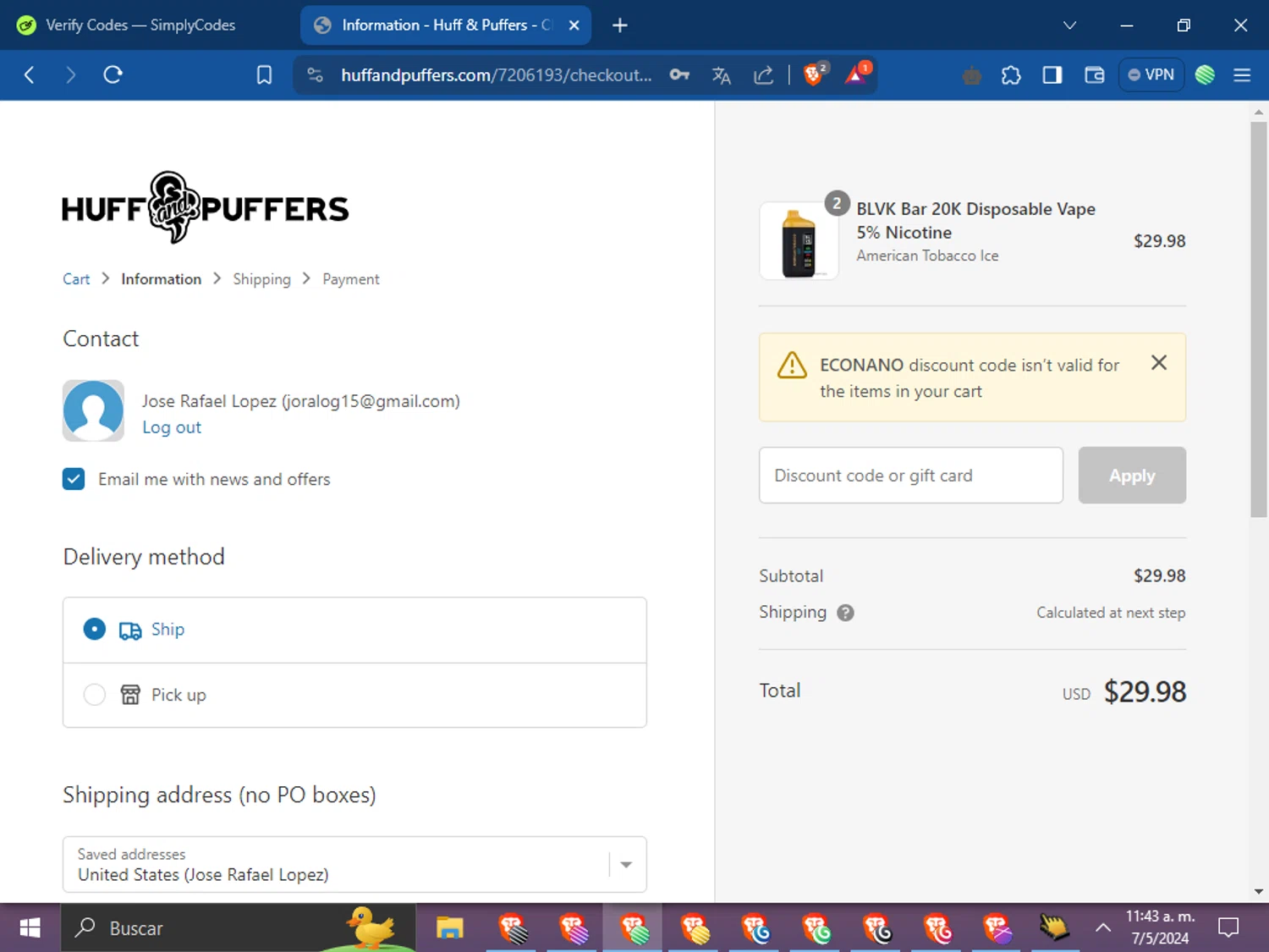 Huff and Puffers Promo Codes – 10% Off | May 2024