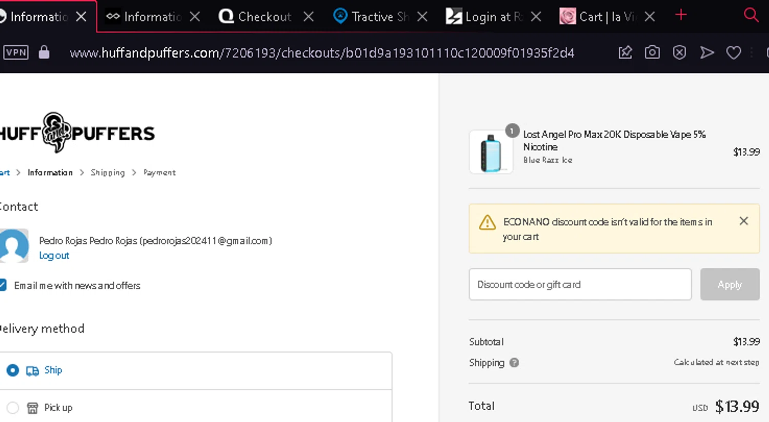 Huff and Puffers Promo Codes – 10% Off | May 2024