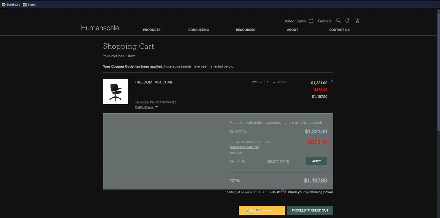 Humanscale Promo Codes - 10% Off | January 2025