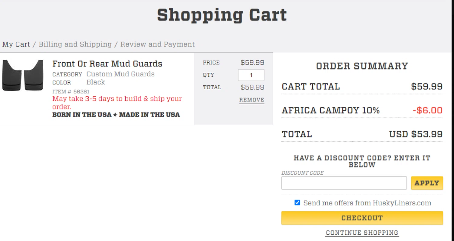 Husky Liners Discount Codes - 10% Off | October 2024