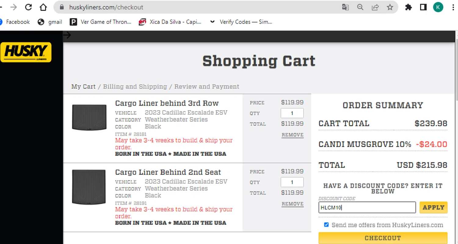 Husky Liners Discount Codes - 10% Off | September 2024