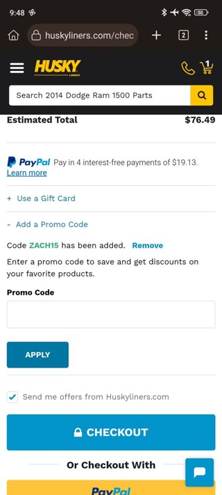 Husky Liners Promo Codes - 15% Off Coupons Sep 2025