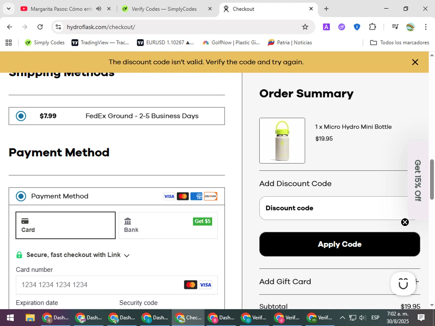 Hydro Flask Promo Codes (2 Verified) - 15% Off Oct 2025