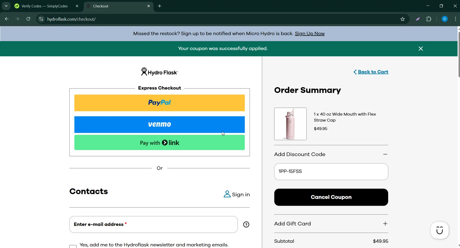 Hydro Flask Promo Codes (3 Verified) - 10% Off Sep 2025