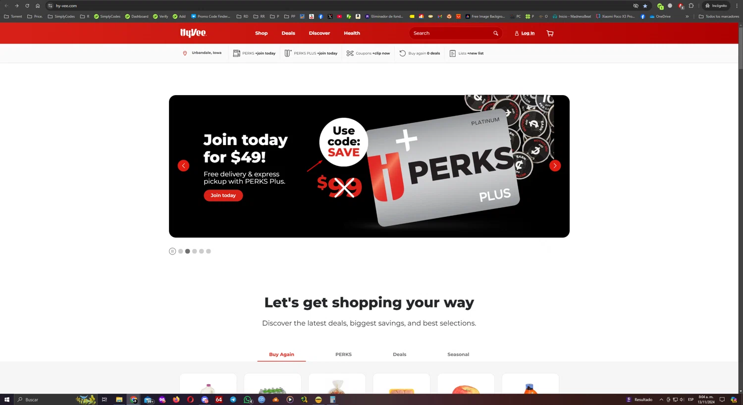 Hy-Vee Promo Codes & Black Friday 2024 Deals - $50 Off