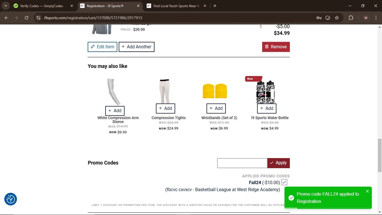 i9 Sports Promo Codes - $20 Off | November 2024