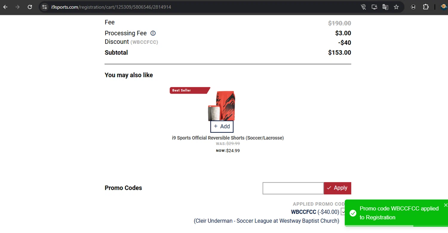 i9 Sports Promo Codes - $15 Off | December 2024