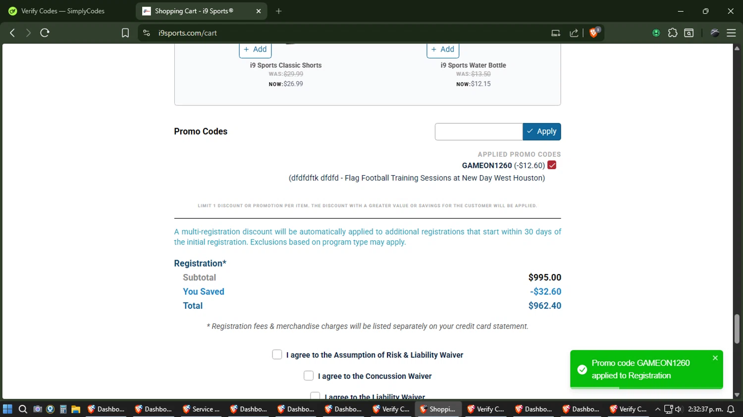 i9 Sports Promo Codes - $10 Off (1 Verified) Mar 2026