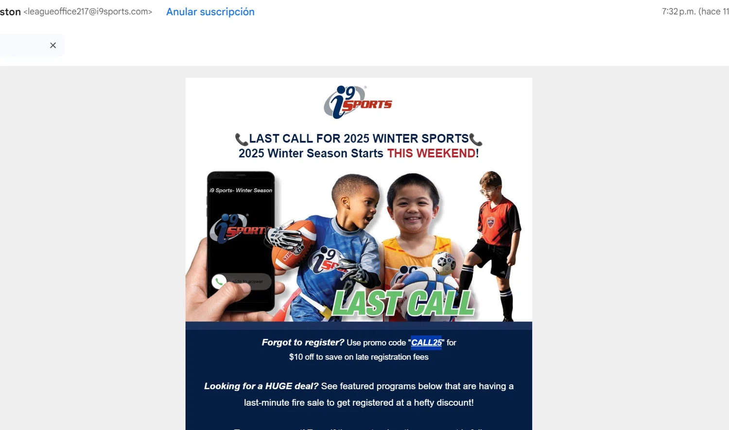 i9 Sports Promo Codes - $10 Off | December 2024