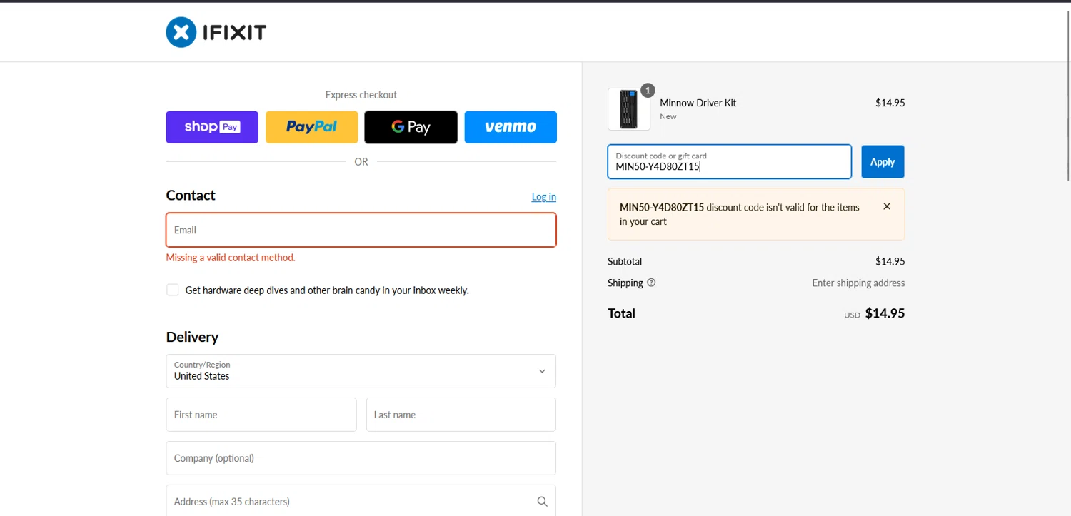 iFixit Discount Codes - 10% Off | January 2025
