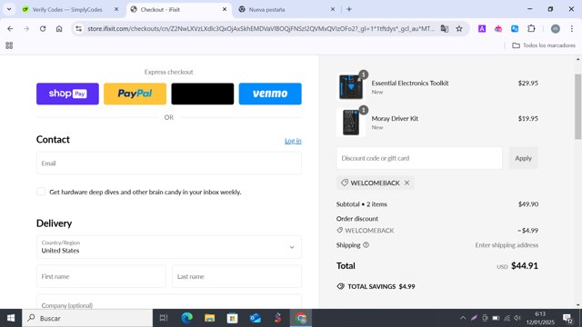 iFixit Discount Codes (1 Verified) - 50% Off w/Code Apr 2025