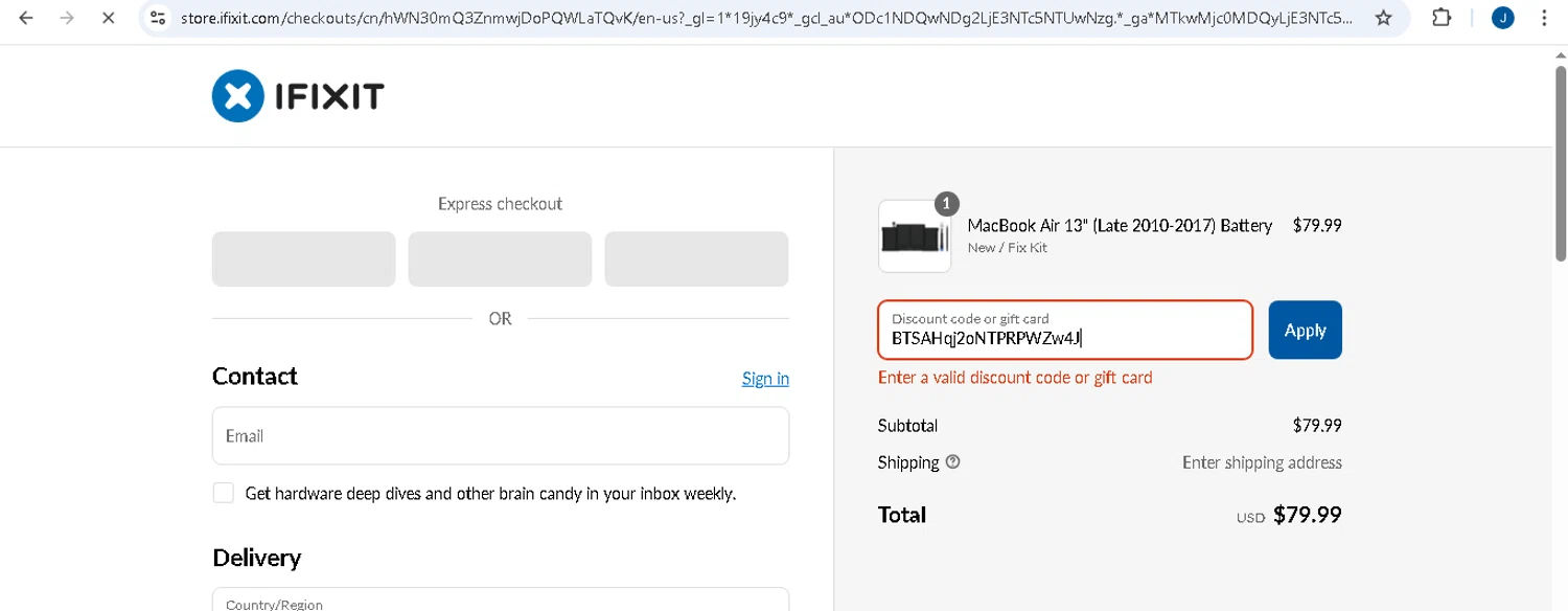 iFixit Promo Codes - 15% Off w/Code Coupons Dec 2025