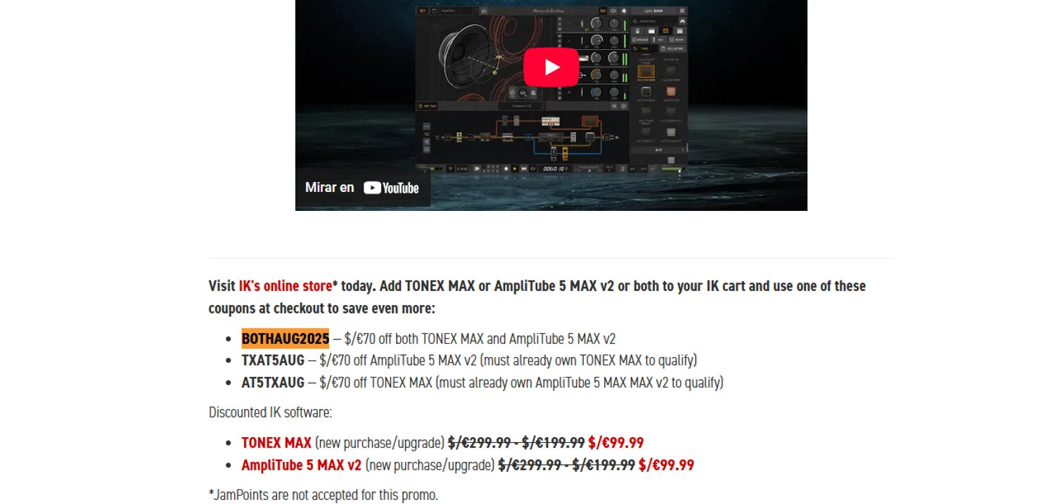 IK Multimedia Promo Codes - $200 Off Coupons Dec 2025