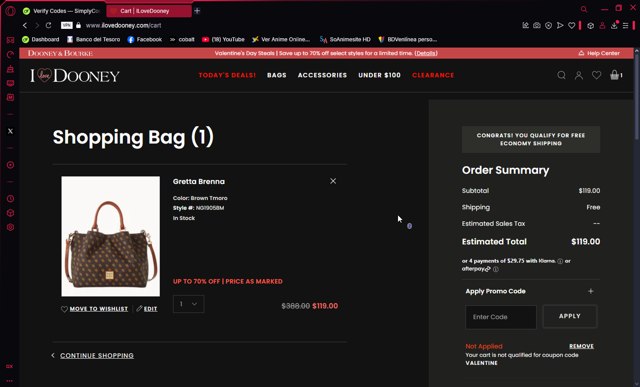 I Love Dooney Promo Codes (8 Verified) - 10% Off Feb 2025