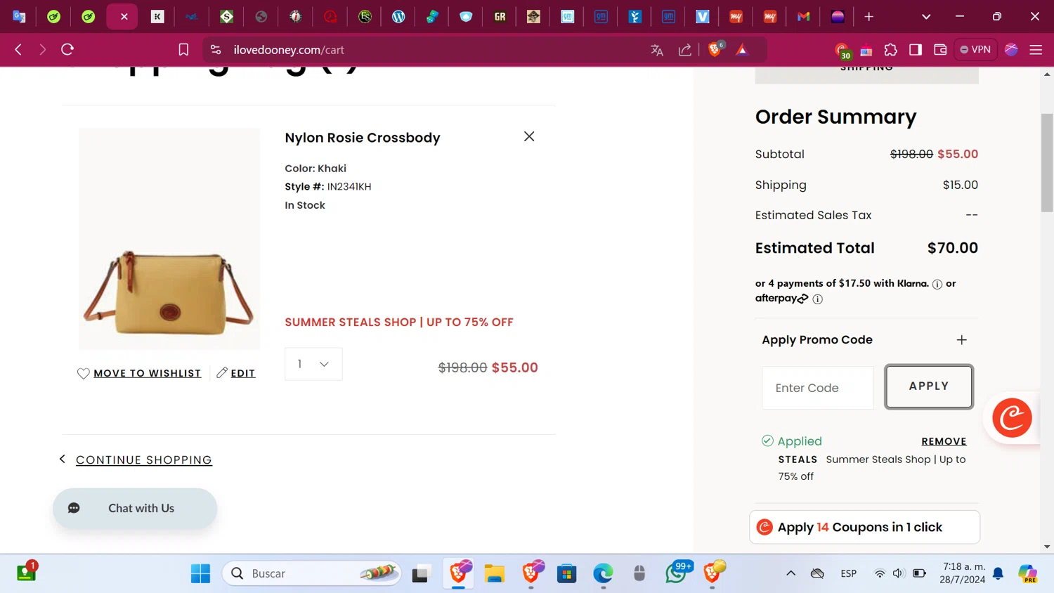 I Love Dooney Promo Codes - 75% Off Coupon Codes in August 2024 | SimplyCodes