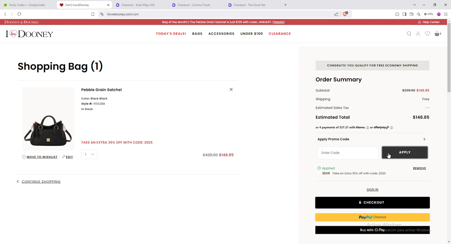 I Love Dooney Promo Codes (6 Verified) - $100 Off Jan 2025