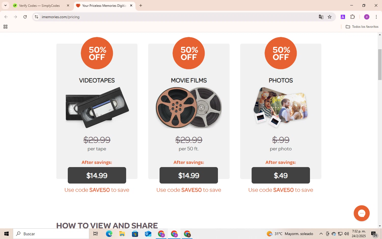 iMemories Promo Codes - 50% Off (1 Verified) Mar 2026