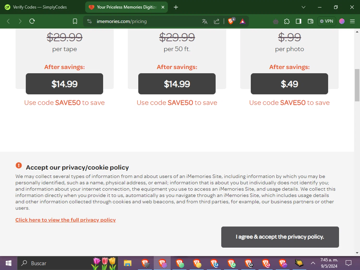 iMemories Promo Codes & Black Friday 2024 Deals - 50% Off