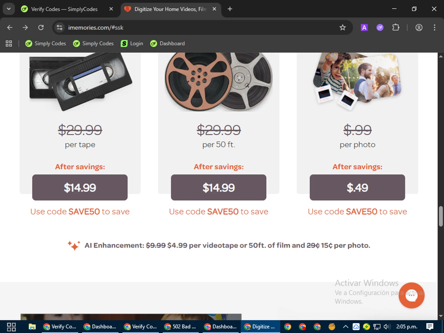 iMemories Promo Codes - 50% Off (2 Verified) Oct 2025