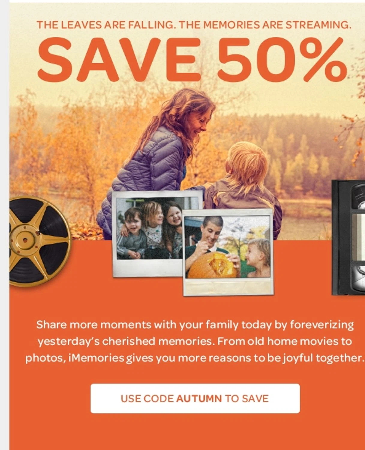 iMemories Promo Codes - 50% Off (1 Verified) Mar 2026