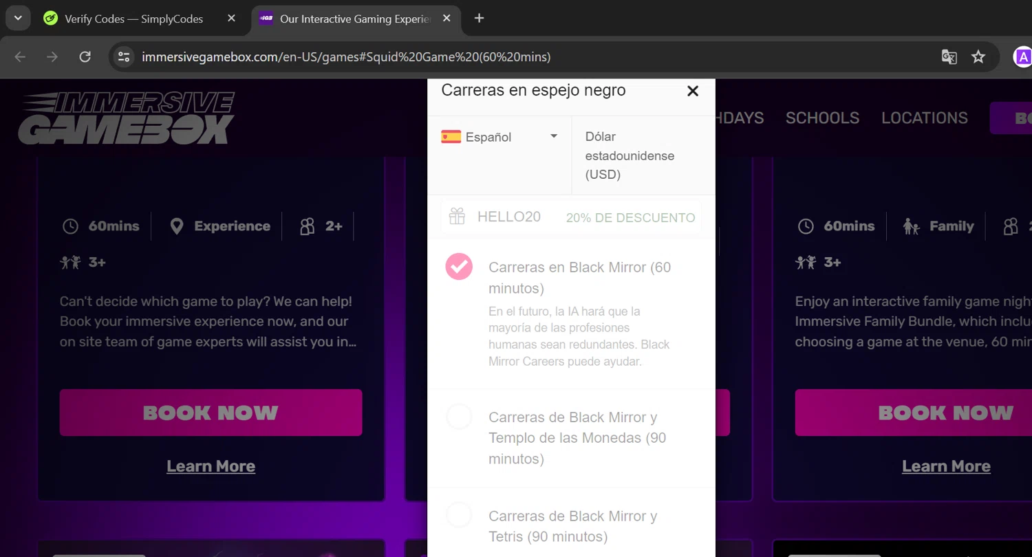 Immersive Gamebox Discount Codes - 30% Off | October 2024