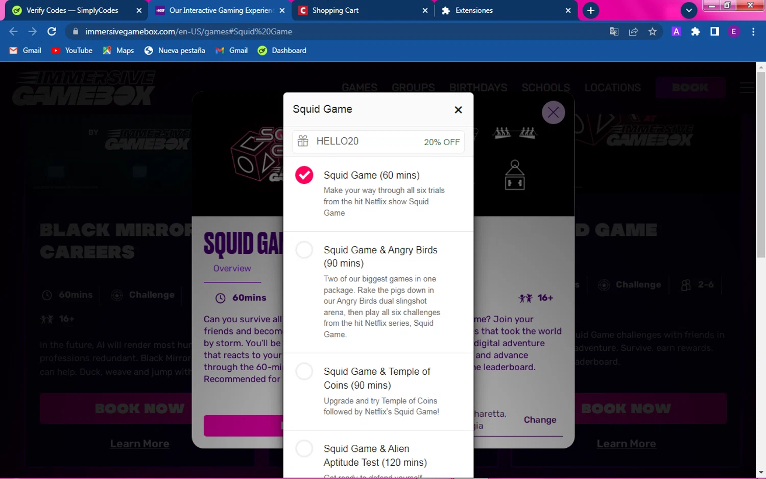Immersive Gamebox Discount Codes - 30% Off | October 2024