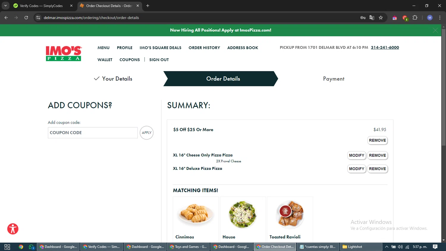 Imo's Pizza Coupon Codes - $5 Off | November 2024
