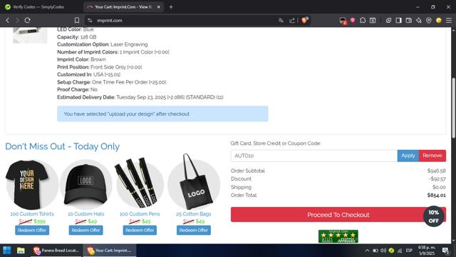 Imprint Promo Codes (11 Verified) - 15% Off w/Code Oct 2025