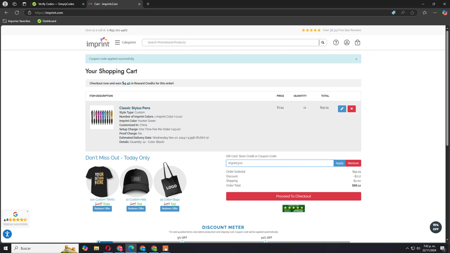 Imprint Coupon Codes - 15% Off | January 2025