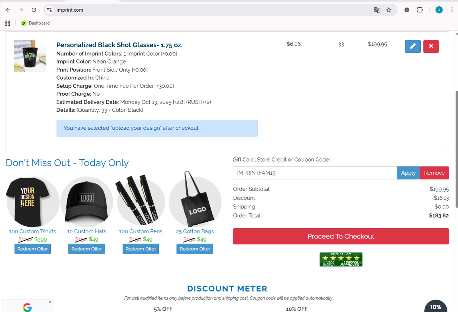 Imprint Promo Codes (11 Verified) - 15% Off w/Code Oct 2025