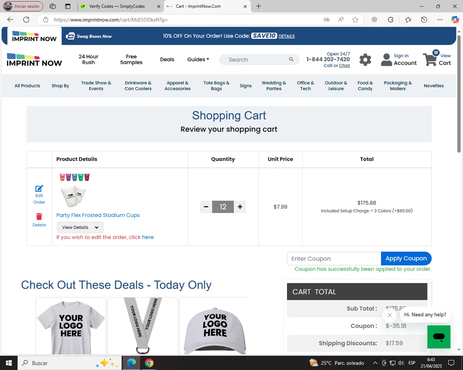 Imprint Now Promo Codes - $100 Off (Verified) Oct 2025