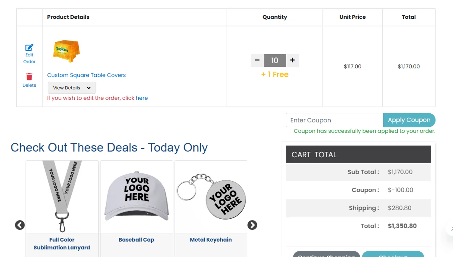 Imprint Now Promo Codes - $100 Off (11 Verified) Dec 2025