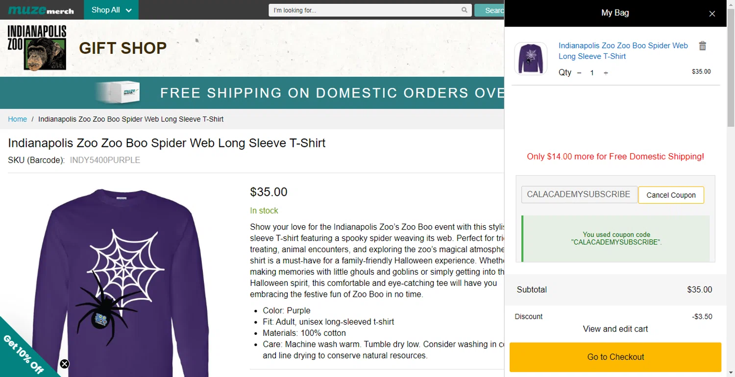 Indianapolis Zoo Promo Code - 10% Off (Verified) Nov 2025